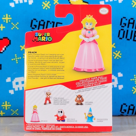 Nintendo | Toys | Jakks Pacific Super Mario Princess Peach 25 Nintendo Video Game Collectible ...